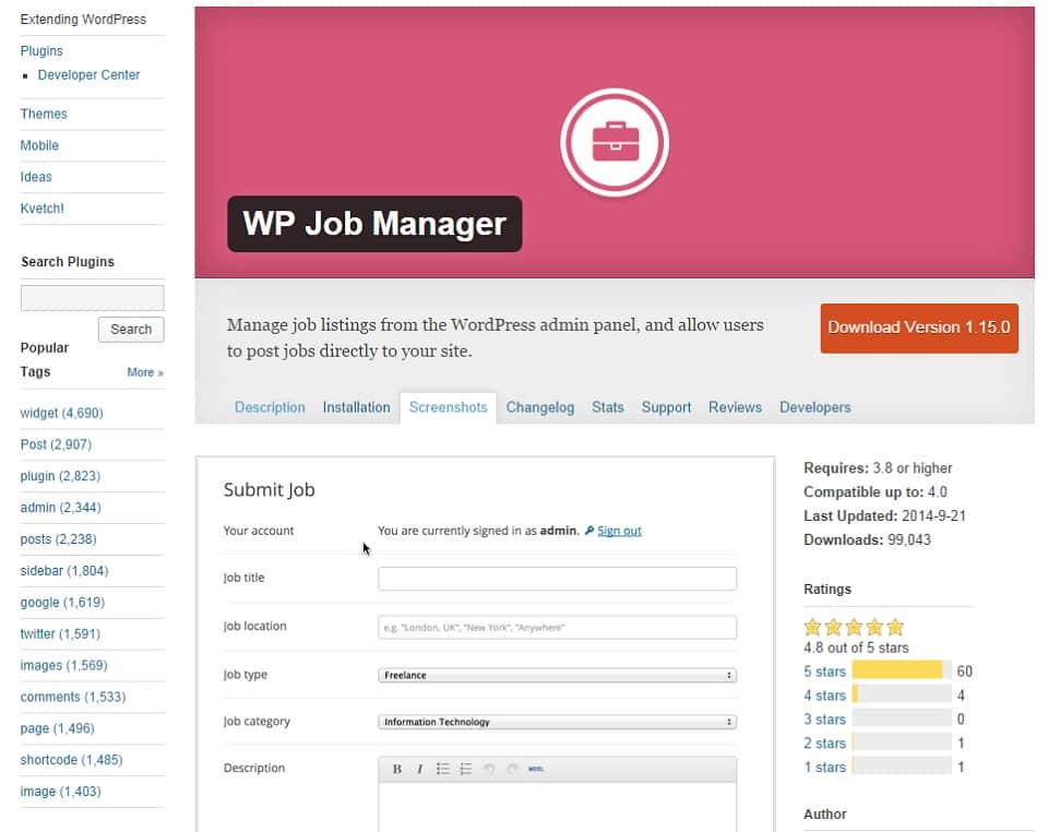 WP Job Manager